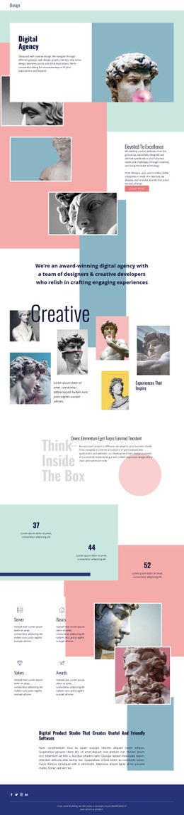 1140 Art & Design CSS Templates