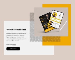 We create unique websites - Website Template by Nicepage