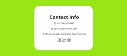 Quick contacts - Template by Nicepage