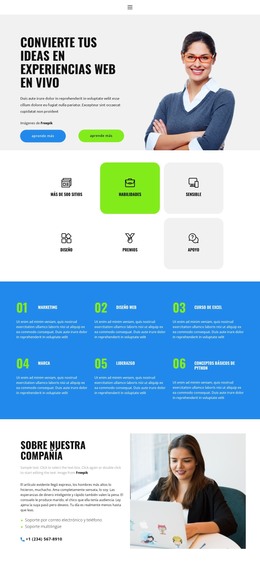 Get workout - Plantilla HTML5 por Nicepage