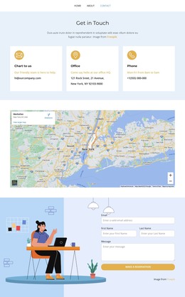 Details about the office - Template by Nicepage