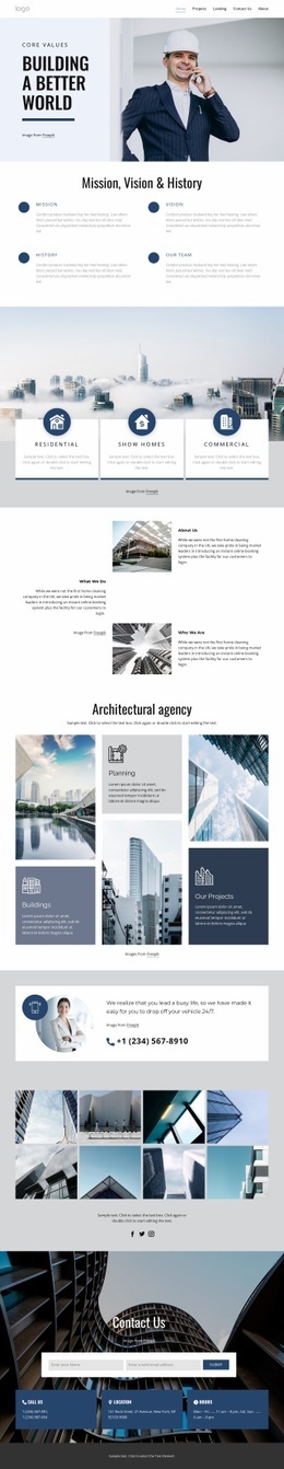 1000 Architecture & Building Html Code Examples | Nicepage