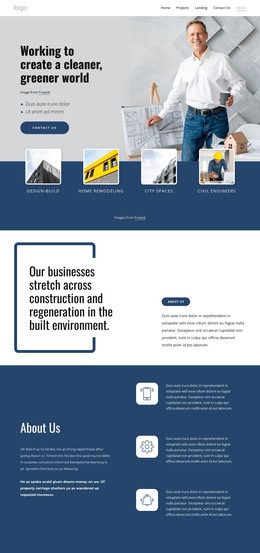 Engineering Website Templates