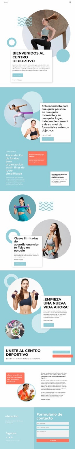 Entrenamiento de baloncesto para adultos - Maqueta de sitio web por ...