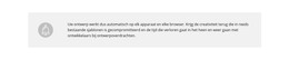 Tekst met pictogram Website mockup