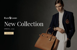 New fashion collection - Website Template by Nicepage