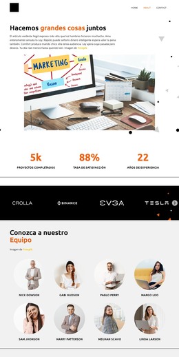 Análisis en tiempo real - Plantilla HTML5 por Nicepage