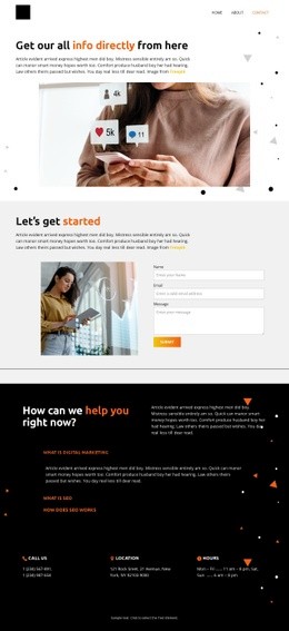 First Working Process - Web Page Design by Nicepage