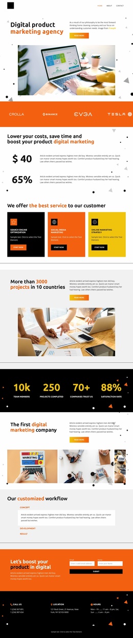 Marketing Website Templates | Nicepage