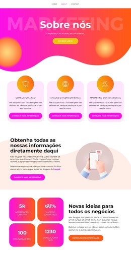 Tem Novo Projeto - Modelo HTML por Nicepage