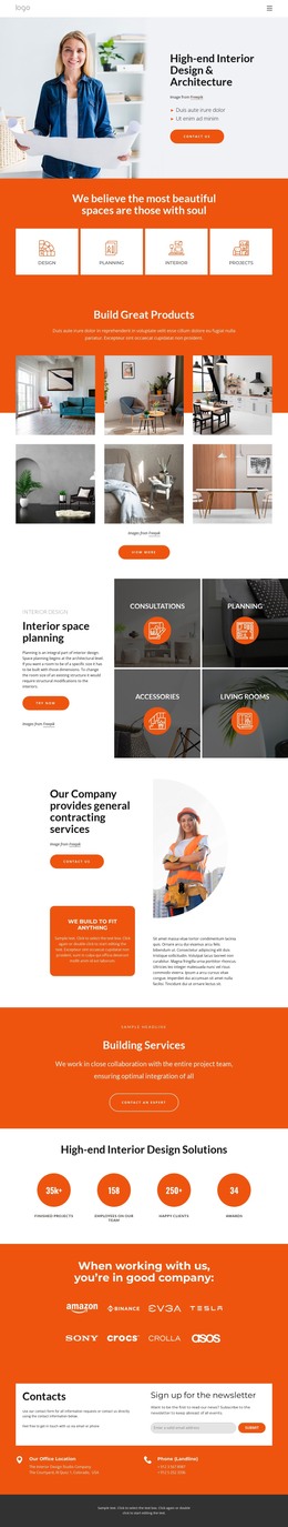 Design award HTML Template
