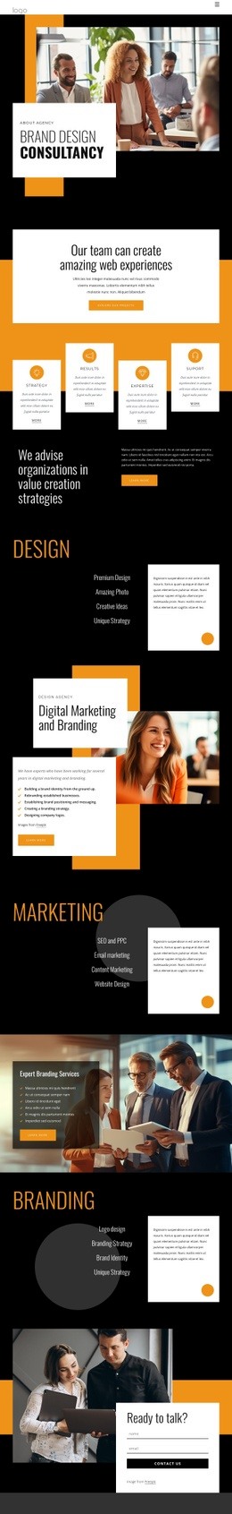 Client Web Page Designs