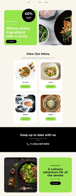 All-natural - Website Template by Nicepage