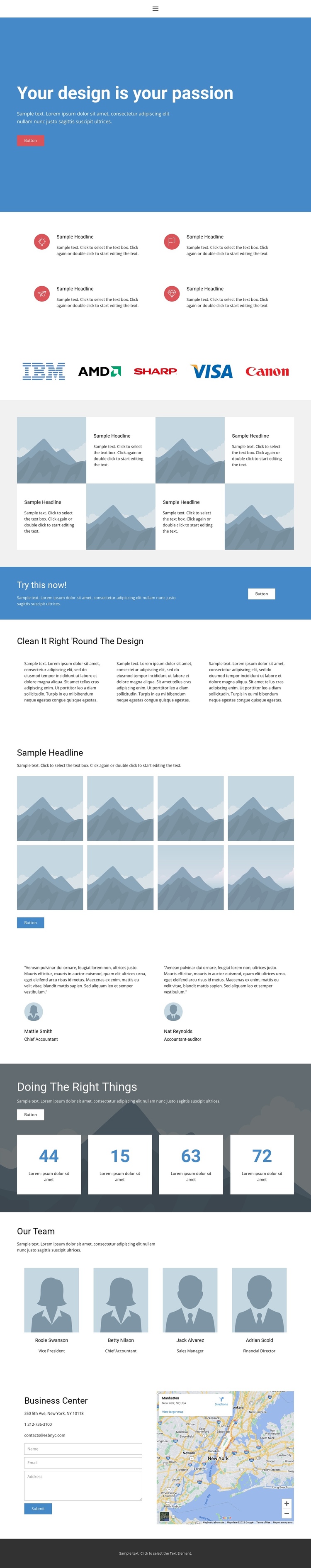 Landing 2 - One Page Template by Nicepage