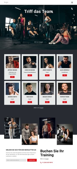 Unsere Trainer sind Profis – HTML-Vorlage von Nicepage