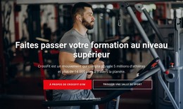 Nos cours entraînent la mobilité, la force, le conditionnement et plus encore - Modèle HTML par ...