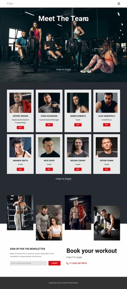120 Team Page Website Templates | Nicepage