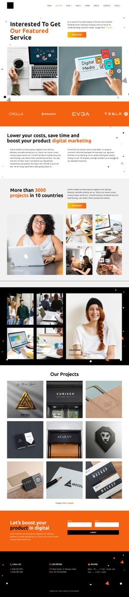 Minimalist CSS Templates | Nicepage