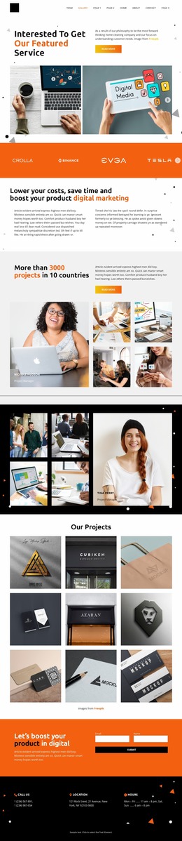 Shopping Website Mockups | Nicepage