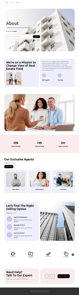 Real Estate HTML Templates | Nicepage
