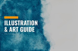 Illustration and art guide - Website Template by Nicepage