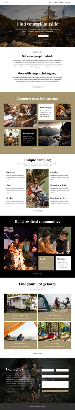 Bicycle HTML Templates | Nicepage