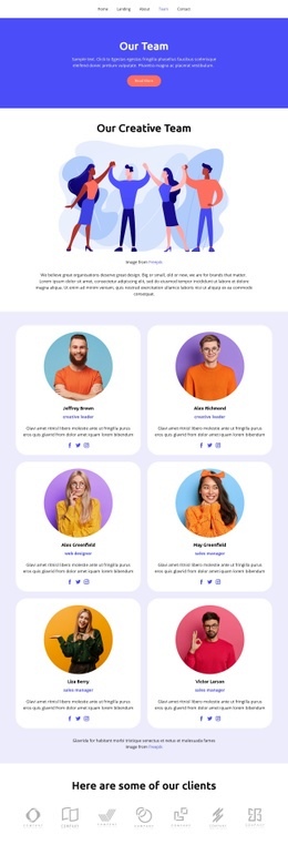 Different departments Html Code Example