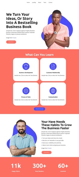 Turn your ideas - Website Template by Nicepage