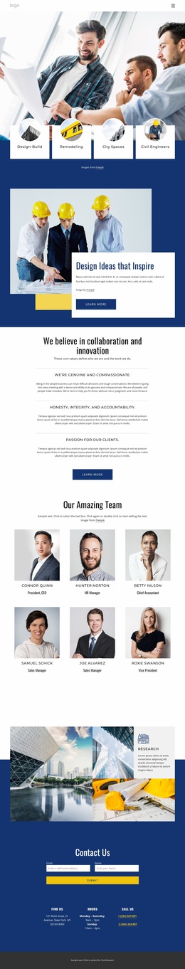 120 Team Page Website Designs | Nicepage