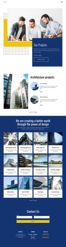 500+ professionals design - Template by Nicepage