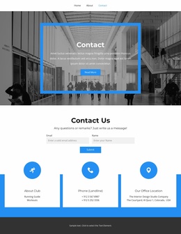 180 Contact Page Website Templates | Nicepage