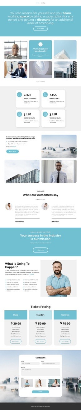Your Business Ideas - Homepage Design by Nicepage