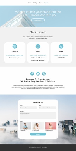 Membership - Website Template by Nicepage
