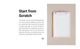 Start from scratch - Website Template by Nicepage