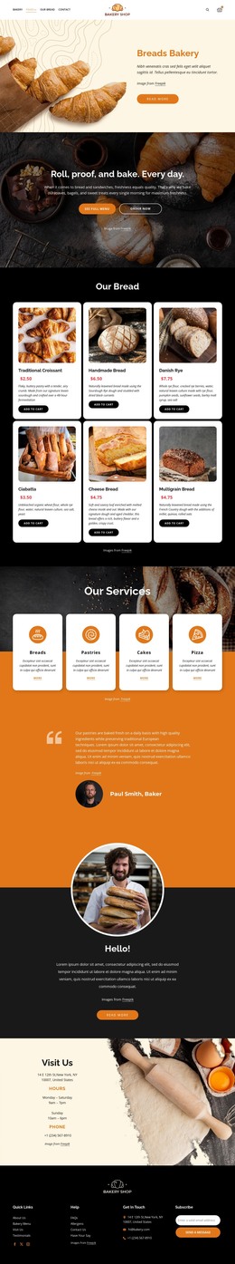 Recipes and cook lessons - HTML Template by Nicepage