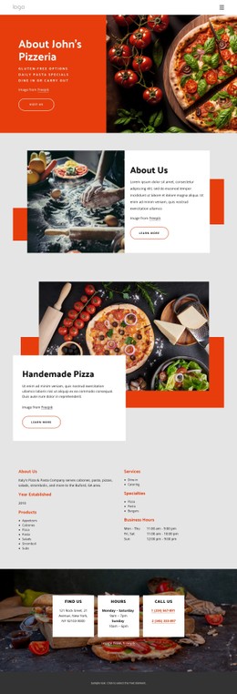 520 Food & Restaurant CSS Templates