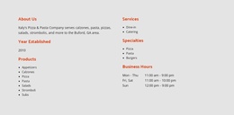 Web developer job profile Website Template