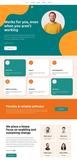 Work For You - Website Template by Nicepage