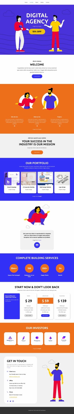 Advantages over the rest - Website Mockup by Nicepage