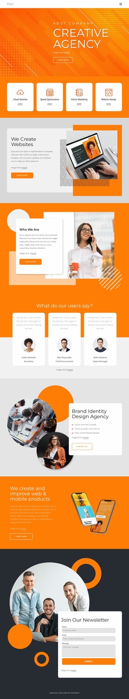 Design studio blog - Website Template by Nicepage