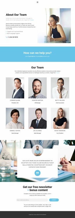 Personal website - Html Code Example by Nicepage