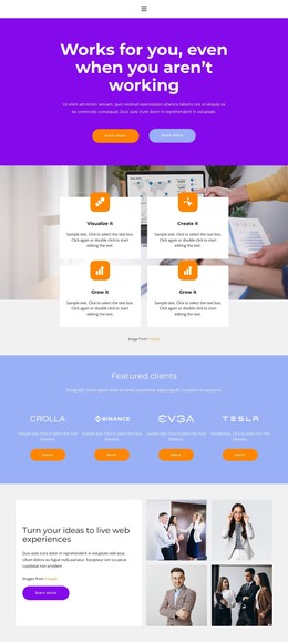 Market Analytics - HTML Template by Nicepage