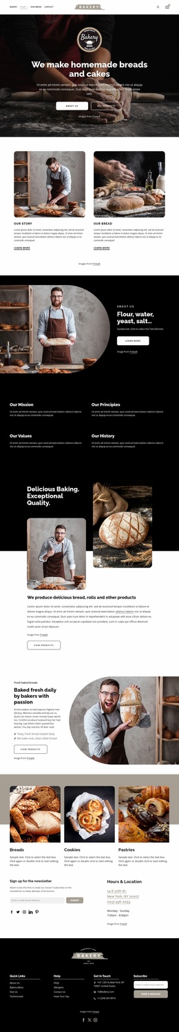 History Website Templates | Nicepage