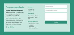 450 Formulario de contacto Plantillas HTML5