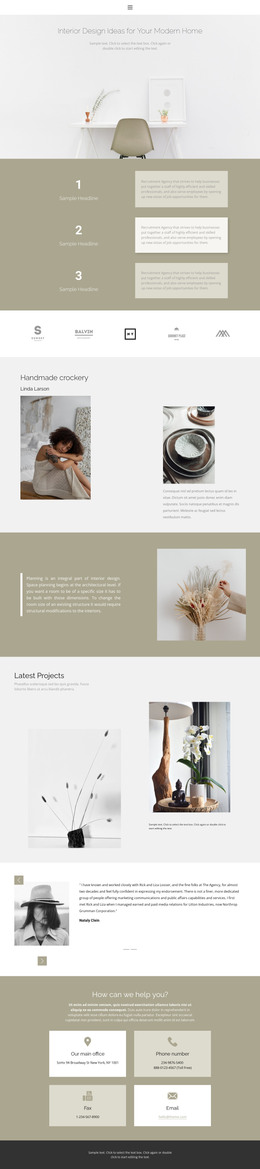 490 Interior HTML Templates