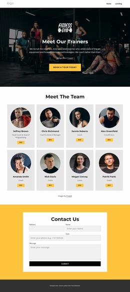 120 Team Page Website Templates | Nicepage