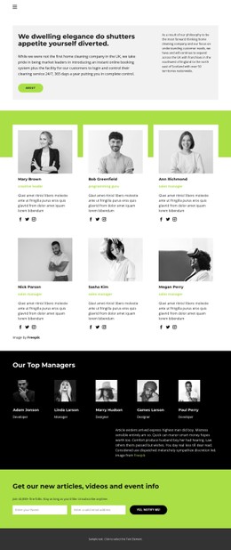 Sample text - CSS Template by Nicepage