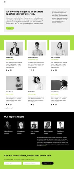 Power Law - One Page Template by Nicepage