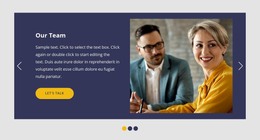 About us block with slider - HTML Template by Nicepage