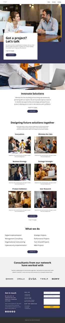 Creating change giant ideas - Web Page Design by Nicepage